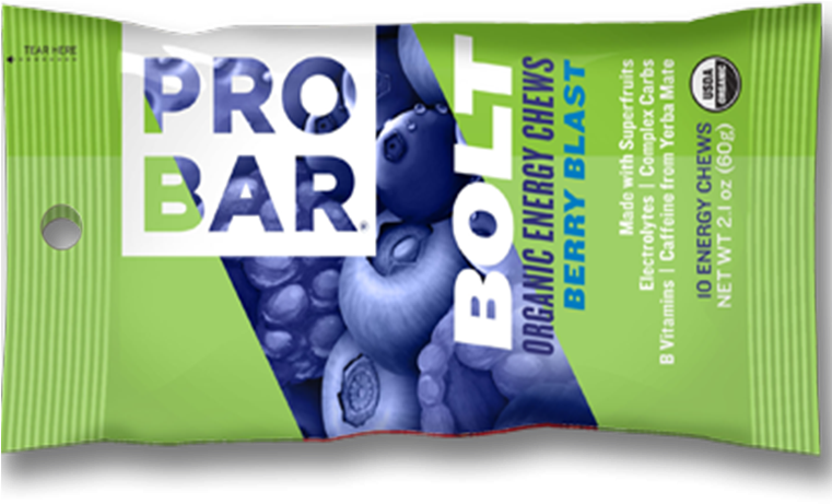 Download Probar Bolt Chews - Pro Bar Bolt - Organic Energy Chews Berry ...