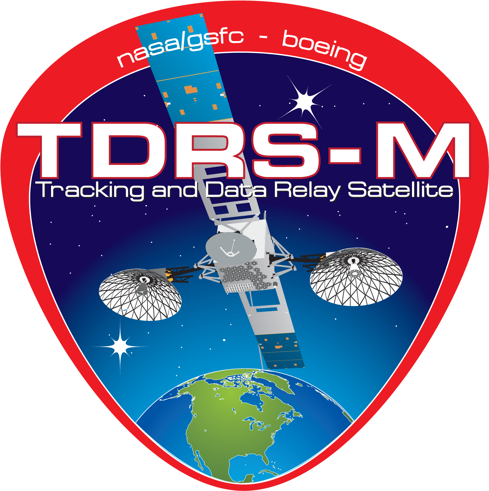 Download Credit - Nasa - Cafepress Tdrs-m Logo 5'x7'area Rug - Full ...