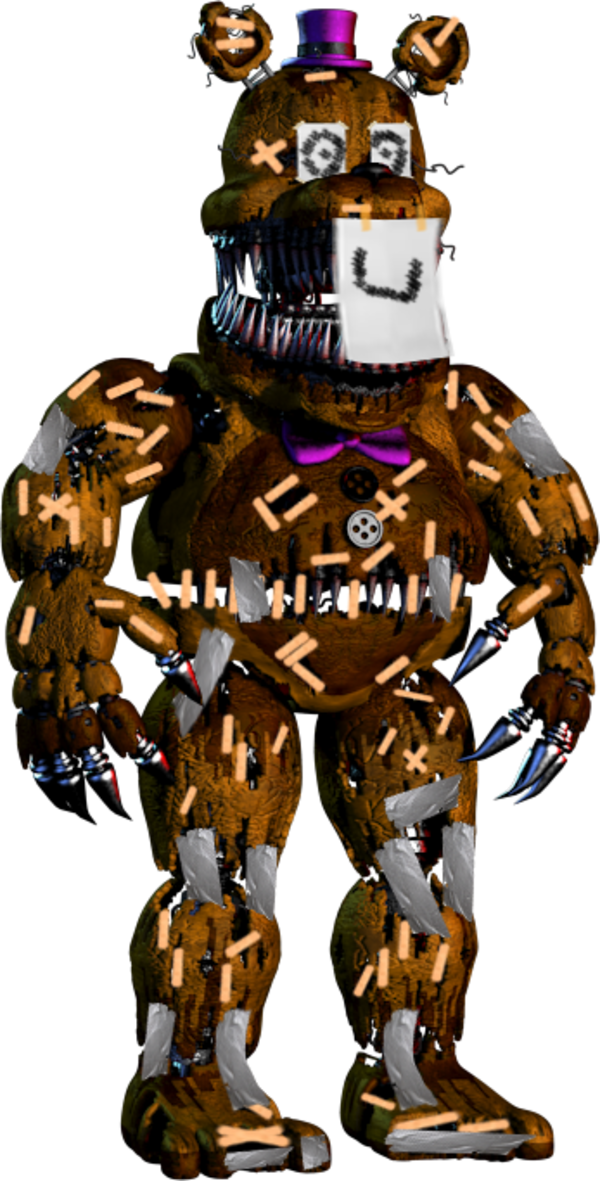 Download Nightmare Fredbear Ultimate Custom Night - Full Size PNG Image ...