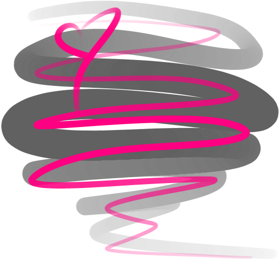 Download Doodle Scribble Smudge Grey Hotpink Pink Heart Swirl - Doodle ...