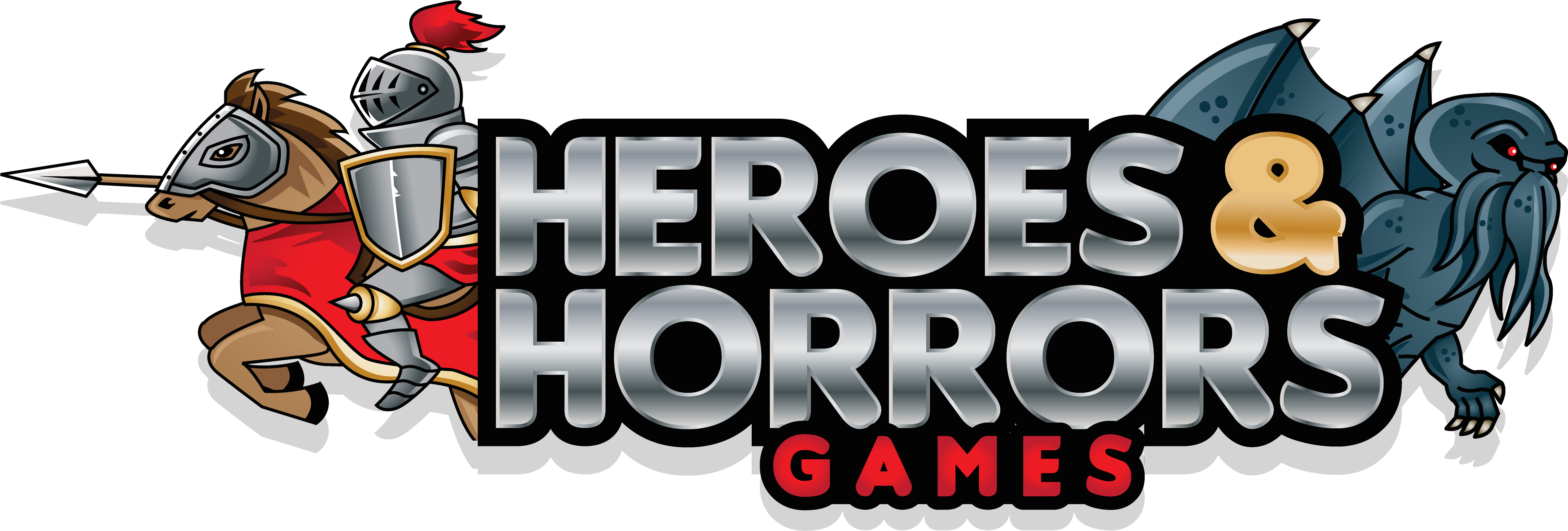 Download Heroes & Horrors Games Logo - Hobby Store Logo Design - Full ...