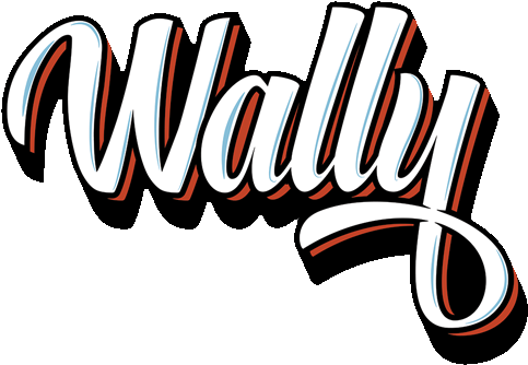 Download Wally Logo - Calligraphy - Full Size PNG Image - PNGkit