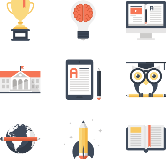 Download Education And Knowledge - Knowledge Flat Icon - Full Size PNG Image - PNGkit