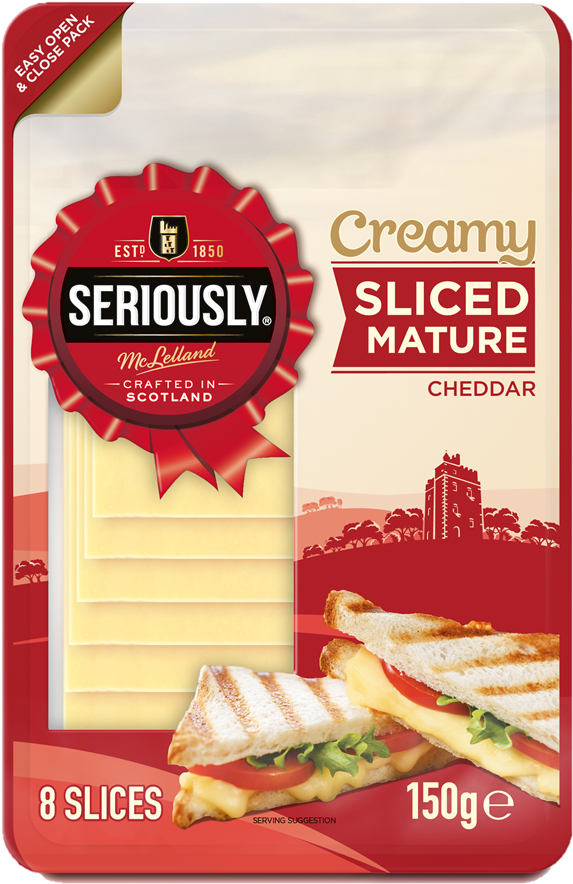Download 4 Slices - Seriously Strong Mature Cheddar - Full Size PNG ...