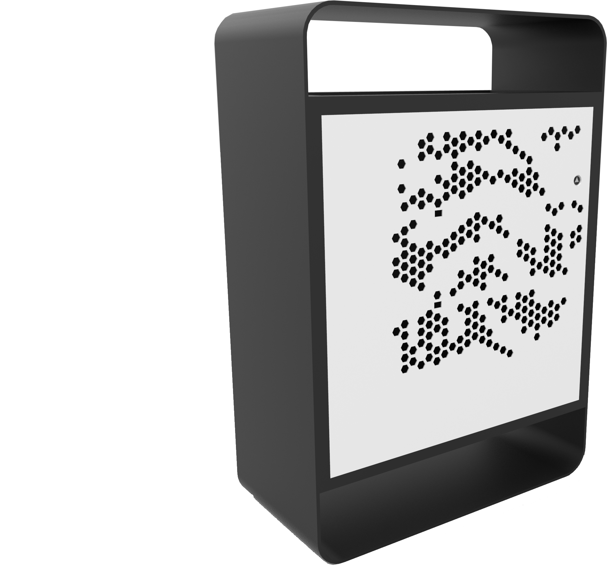 Download Zig Zag Litter Bin - Waste Container - Full Size PNG Image ...