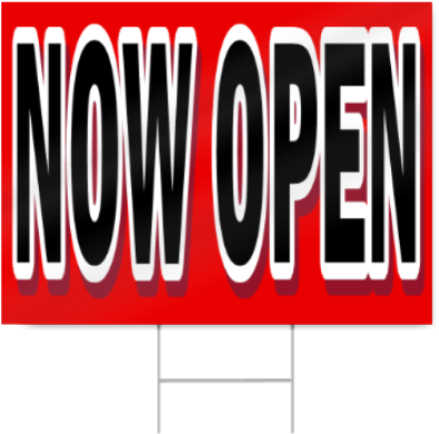 Download Now Open Block Lettering Sign - Television - Full Size PNG ...