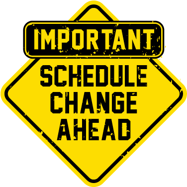 Download New Schedule - Schedule Change - Full Size PNG Image - PNGkit
