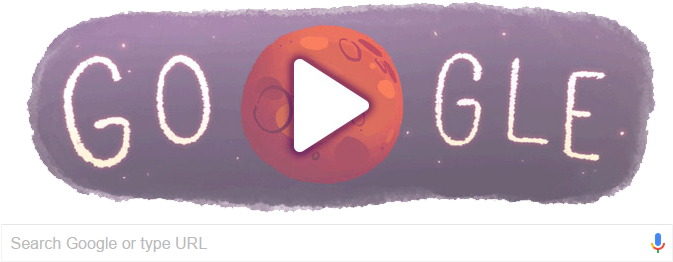 Download Google Mars - Mars Gif Doodle - Full Size PNG Image - PNGkit