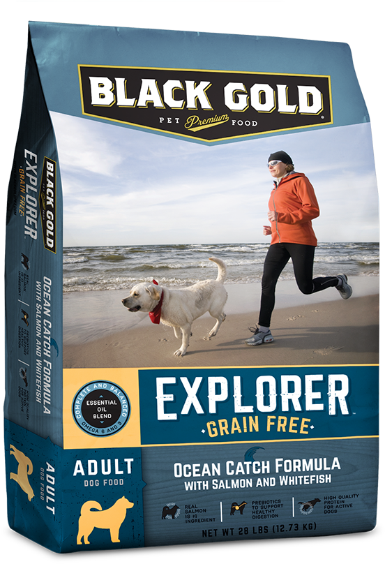 Download Hd - Black Gold Explorer Ocean Catch Formula With Salmon ...