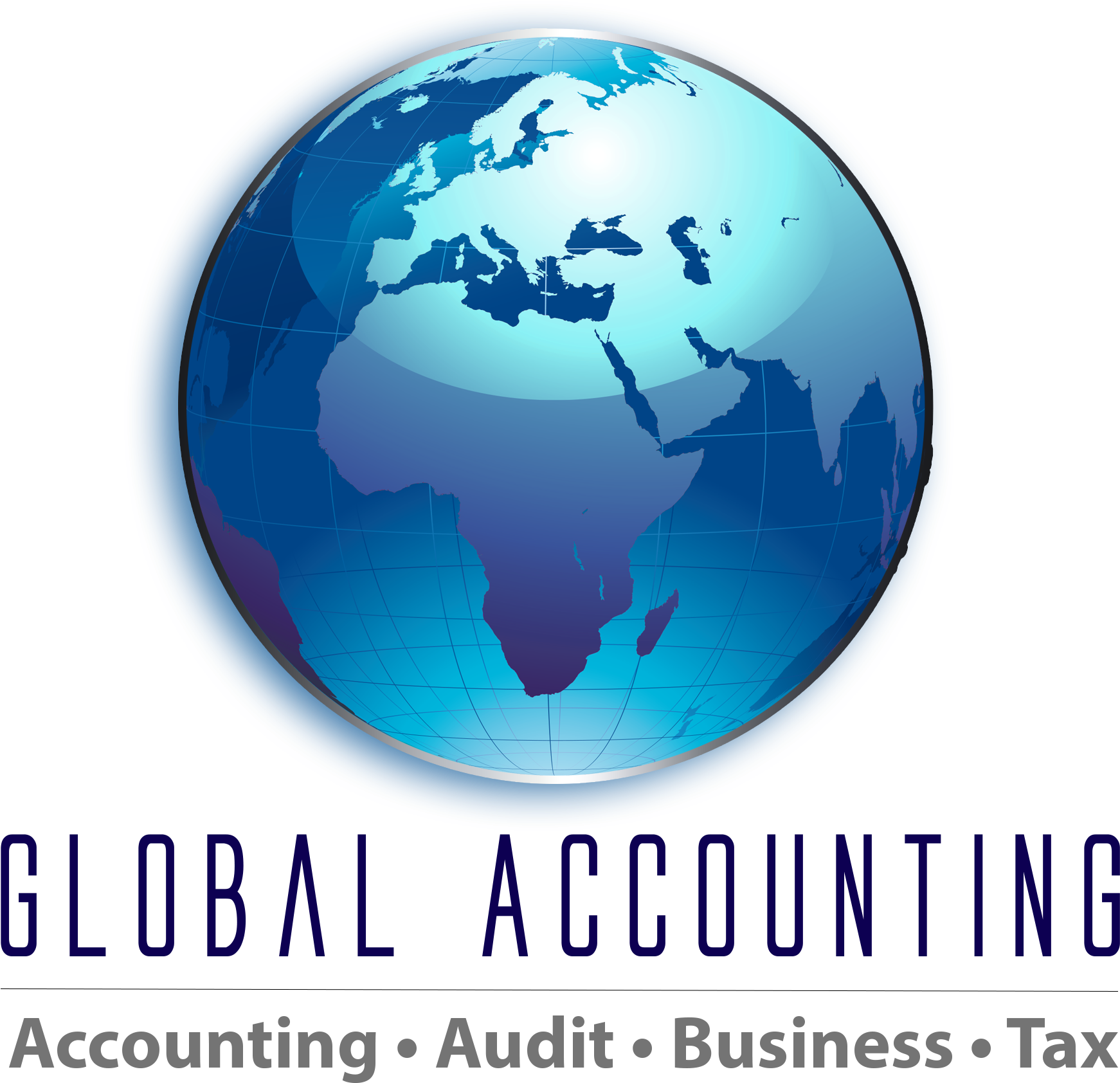 Download Global Accounting - Logo - World Map - Full Size PNG Image ...