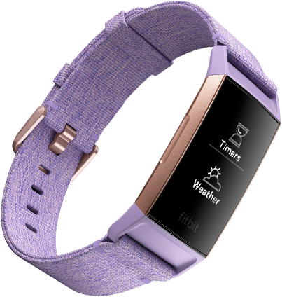 Download Fitbit 3 - Blue Grey And Rose Gold Fitbit Charge 3 - Full Size ...