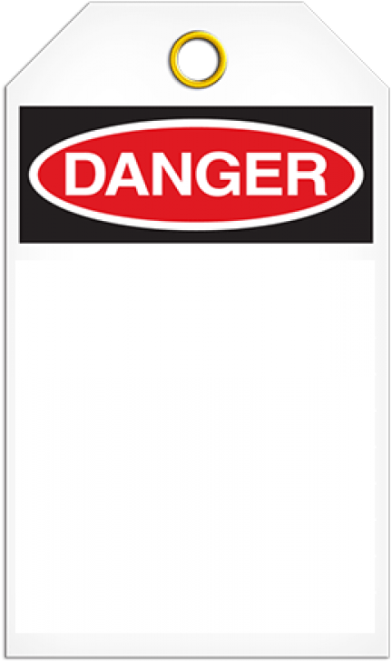 Download Custom Danger Tag - Danger Tags Blank - Full Size PNG Image ...