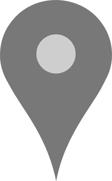 Download Location Pointer - Google Maps Marker Grey - Full Size PNG ...