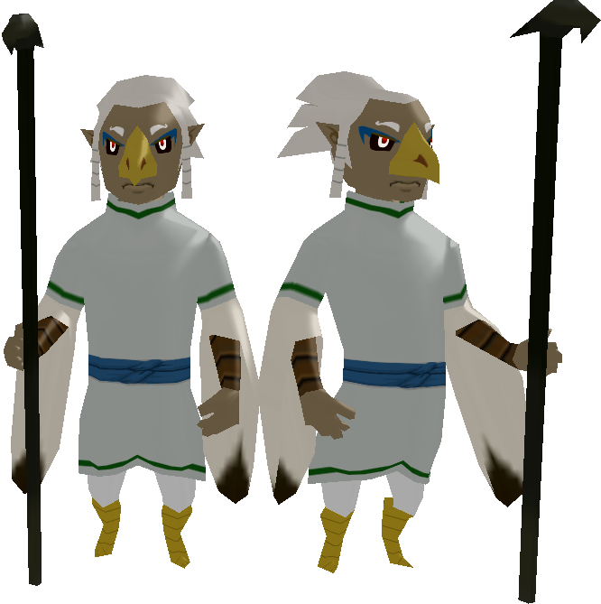 Download Basht And Bisht - Wind Waker Rito Tribe - Full Size PNG Image ...