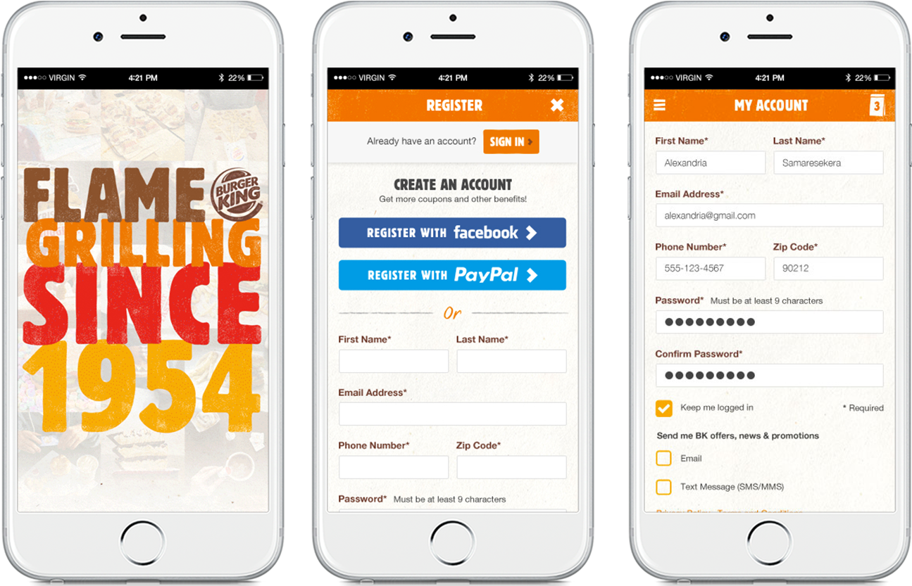 Download Burger King App - Full Size PNG Image - PNGkit