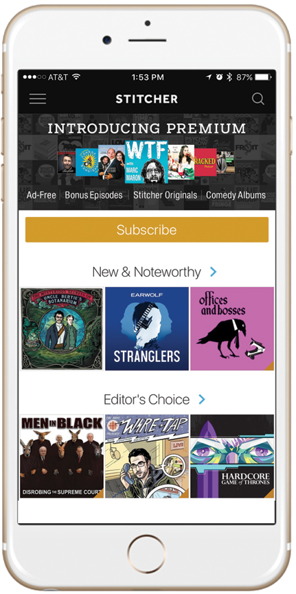 Download Stitcher Premium Gives You Exclusive Access To More - Iphone ...