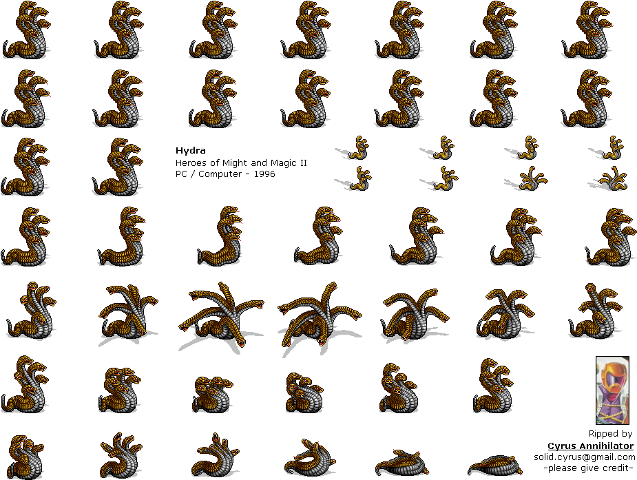 Download Click To View Full Size - Heroes 3 Sprite Sheet - Full Size ...