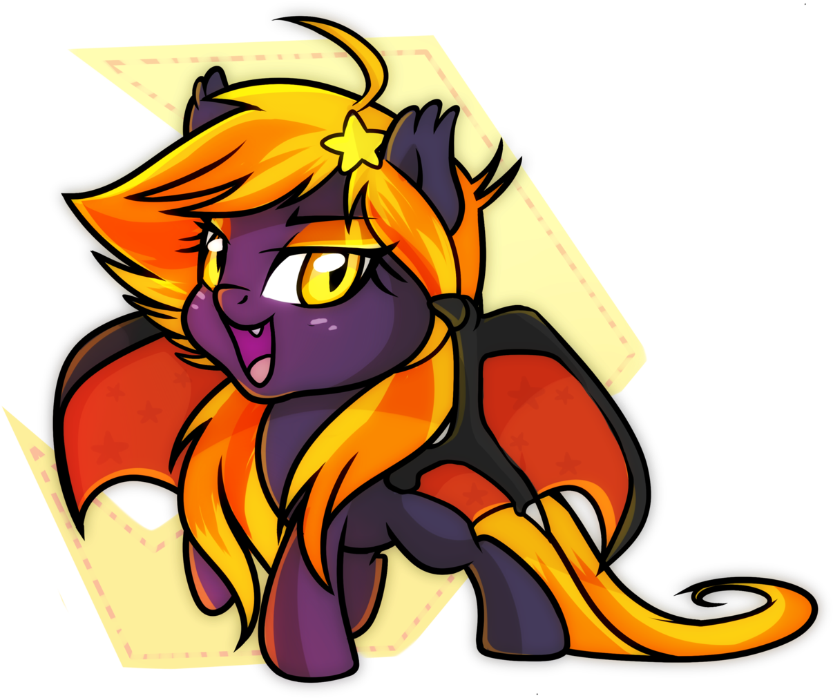 Download Pepooni, Bat Pony, Freckles, Oc, Oc - Cartoon - Full Size PNG ...
