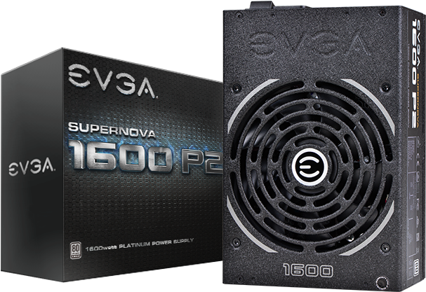 Download Transparent Evga Supernova 1600 P2 Box And Product Shot - Evga ...