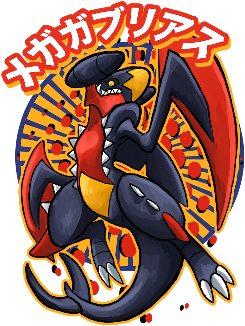 Download Mega Garchomp - Garchomp - Full Size PNG Image - PNGkit