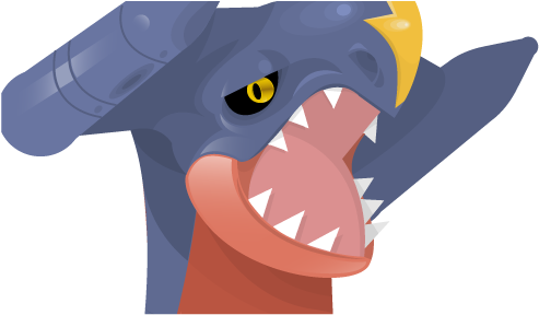 Download Garchomp, The Mach Pokémon - Cartoon - Full Size PNG Image ...