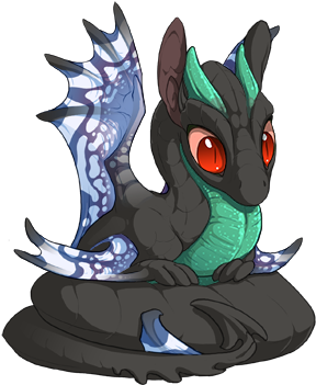 Download 52123384 - Flight Rising Dragons Spiral Breed - Full Size PNG ...