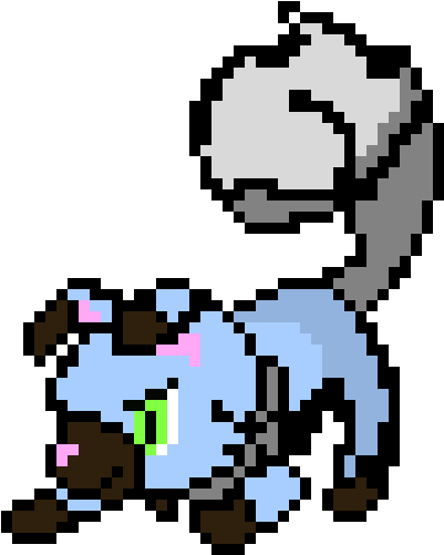 Download Shiny Rockruff - Rockruff Pixel Art - Full Size PNG Image - PNGkit