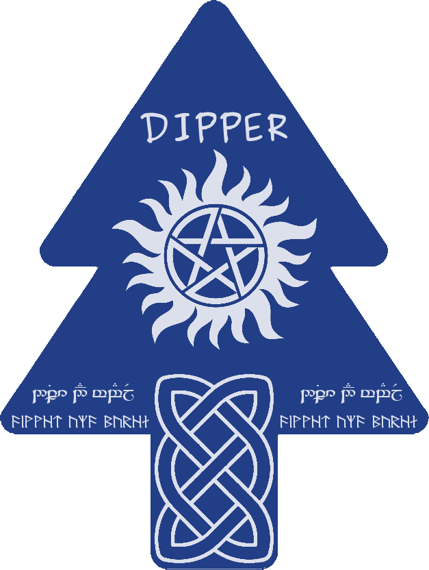 Download The Blue Pine Tree Symbol From Dipper's Hat But Decorated ...