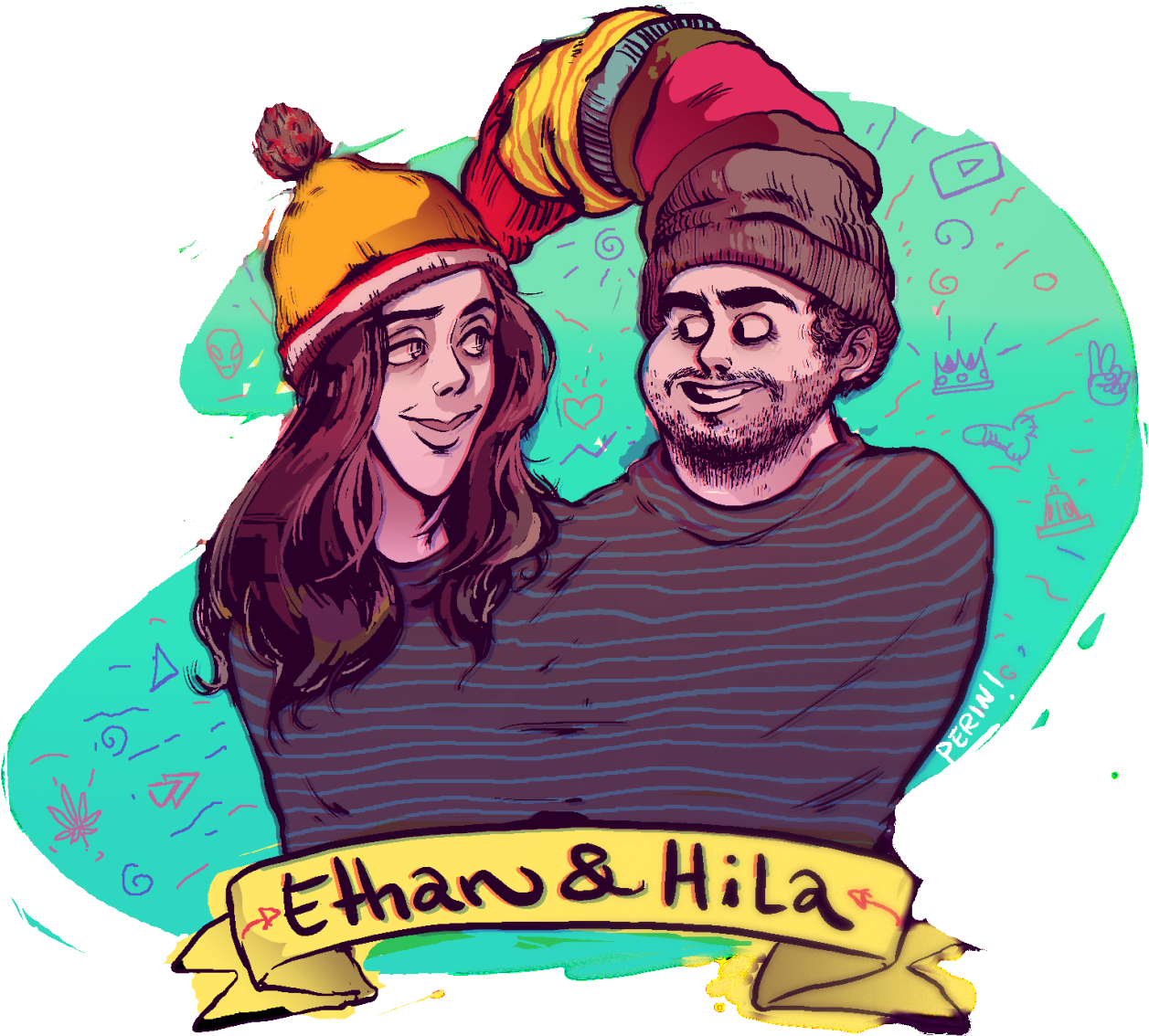 Download H3h3 Fan Art - Full Size PNG Image - PNGkit