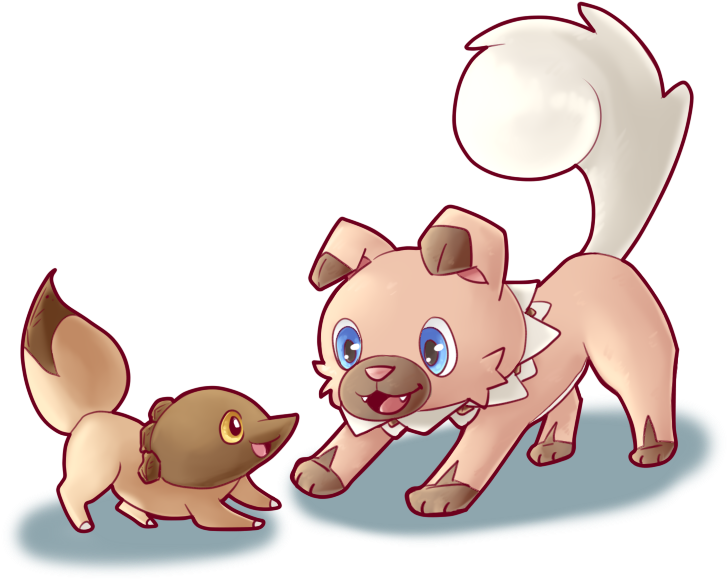 Download View Rockruff , - Cartoon - Full Size PNG Image - PNGkit
