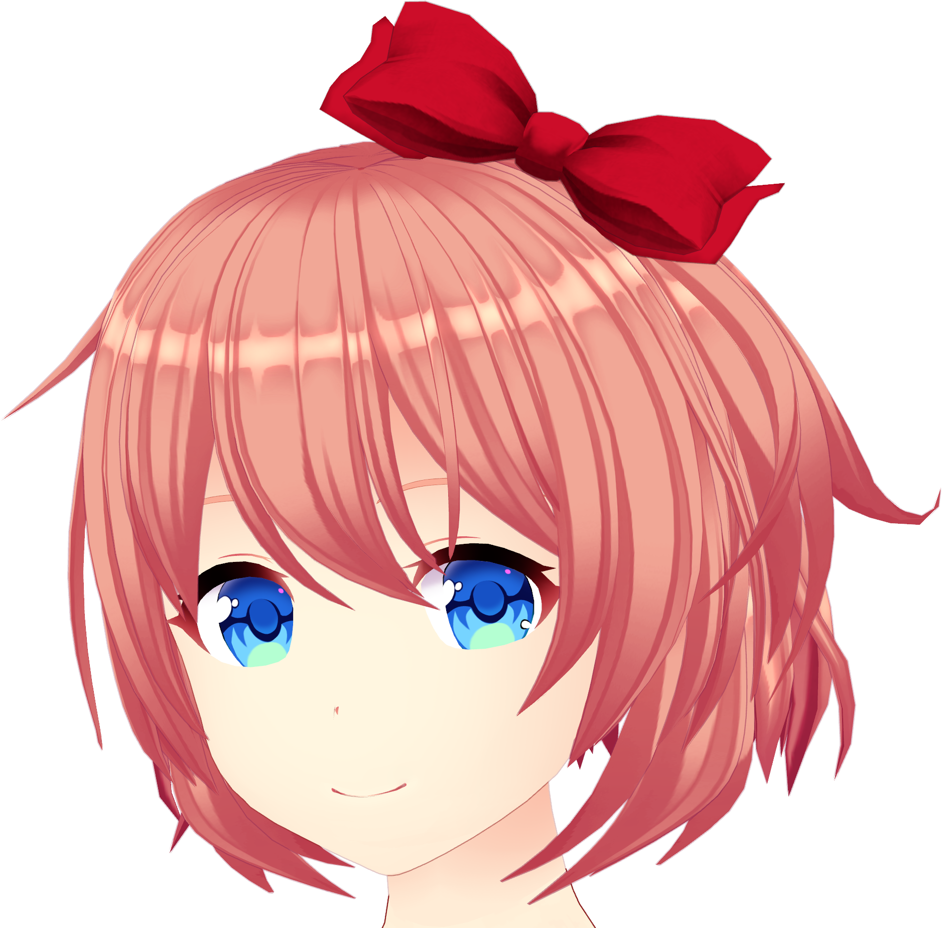 Download Moyonote Doki Doki Literature Club Mmd Models - Full Size PNG ...