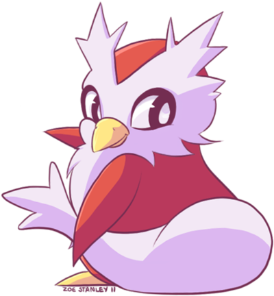 Download Cute Delibird - Full Size PNG Image - PNGkit