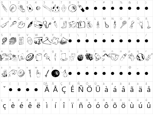 Download Dingbats Garage Sale Example Garage Sale Character - Aliens ...