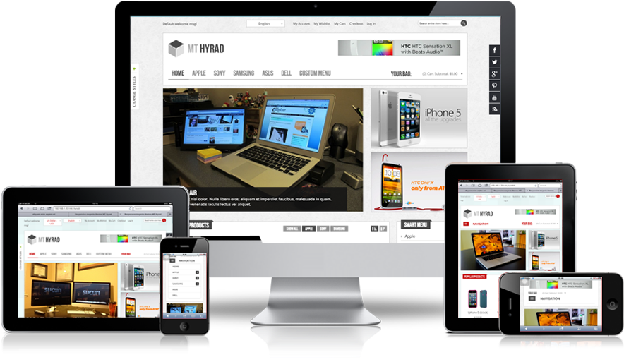Download Responsive Website Templates Png - Full Size PNG Image - PNGkit