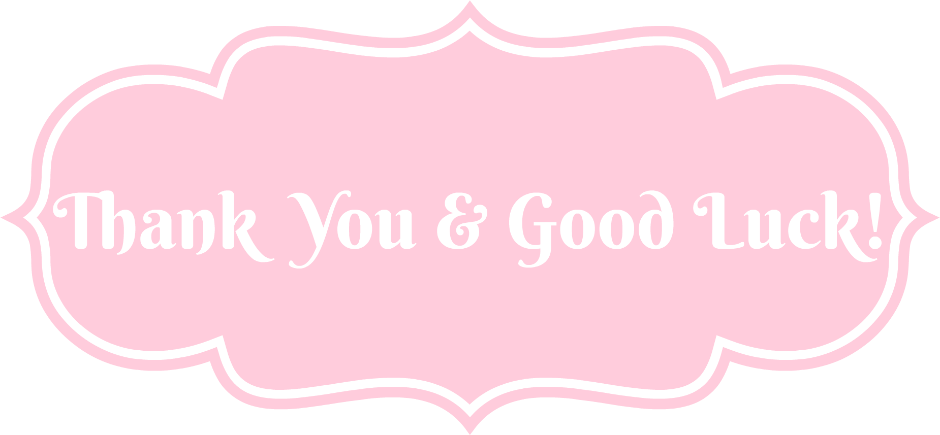 Download Good Luck Png Transparent Images - Thank You And Good Luck Png ...