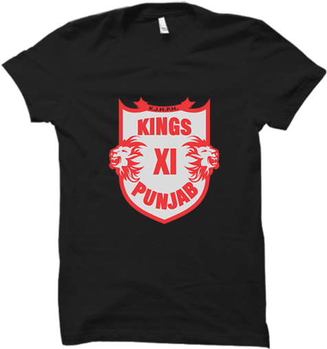 Download Ipl 04 B- Kings Xi Punjab Half Sleeve Black - Sob X Rbe Shirts ...
