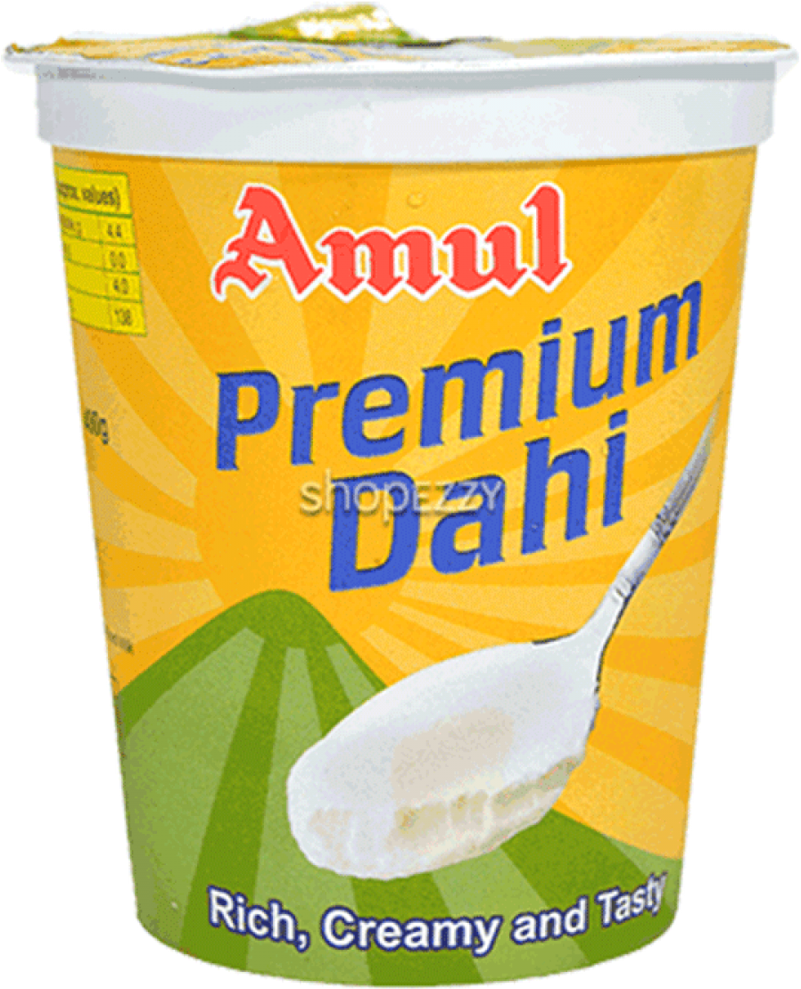 Download More Views - Amul Premium Dahi 400g - Full Size PNG Image - PNGkit