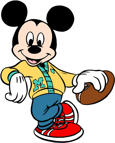 Download Disney Football Clip Art - Minnie Mouse - Full Size PNG Image ...