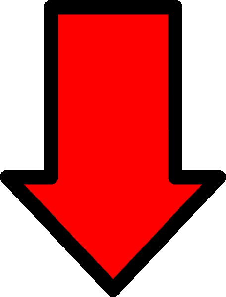 Download Arrow - Red Arrow Pointing Down - Full Size PNG Image - PNGkit