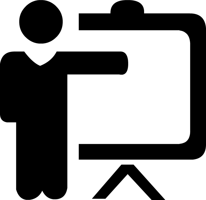 Download Teacher At Board - Training Icon Png - Full Size PNG Image ...