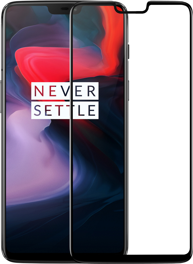 Download Oneplus 6 Tempered Glass - Full Size PNG Image - PNGkit