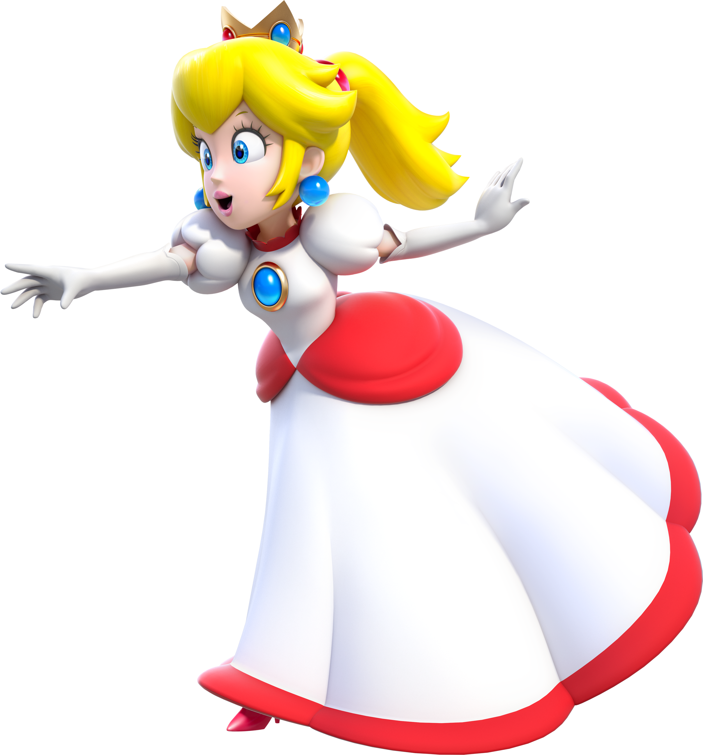 Transparent Princess Peach