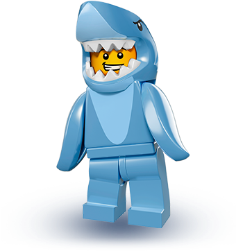 Download Transparent Go To Image - Lego Minifigures Shark Suit Guy - PNGkit