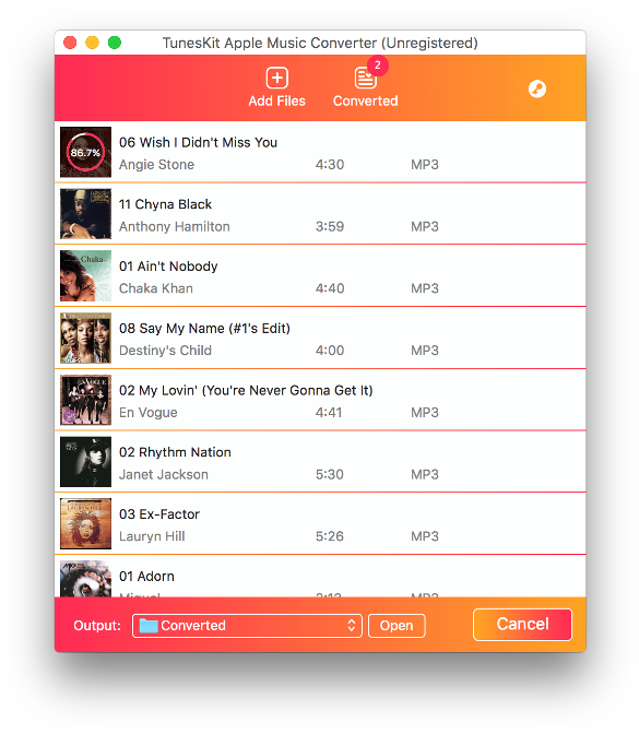 Download Convert Apple Music Files - Tuneskit Apple Music Converter ...