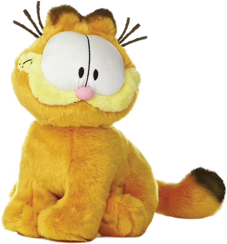 Download Garfield 8.5-inch Sitting Plush - Full Size PNG Image - PNGkit