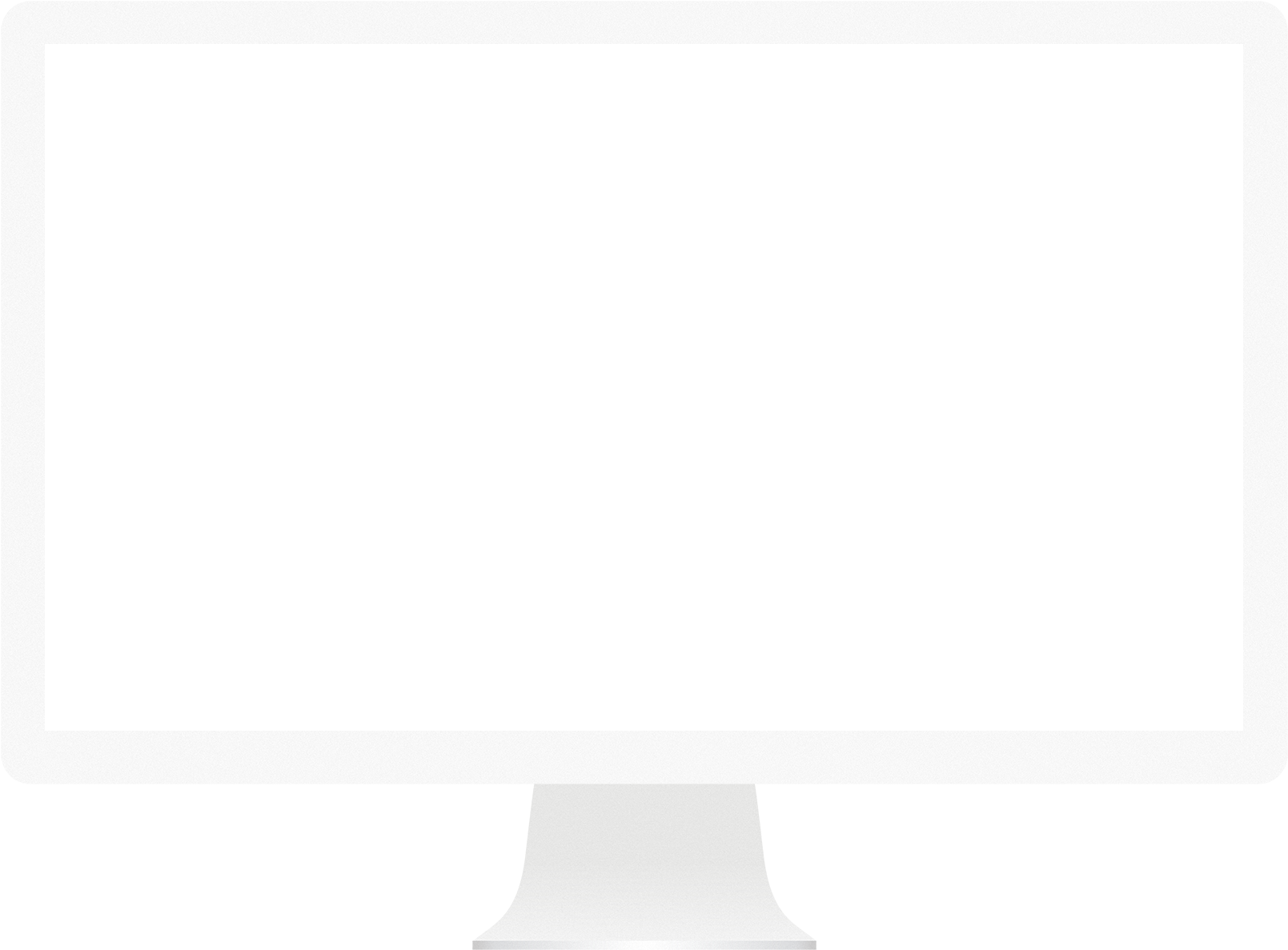 Download Imac Blank For Video - Led-backlit Lcd Display - Full Size PNG ...