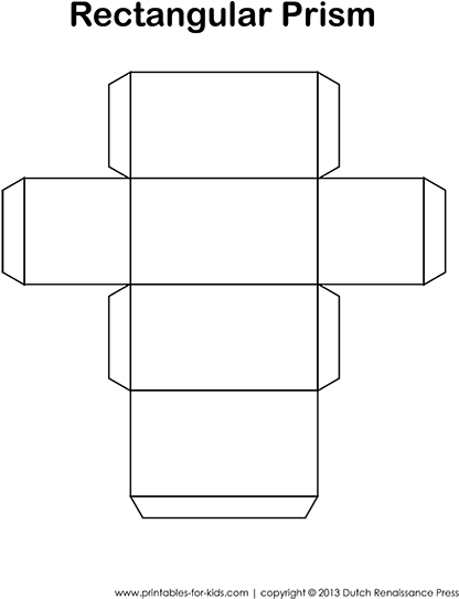 Download Transparent 3d Paper Rectangle Template - PNGkit