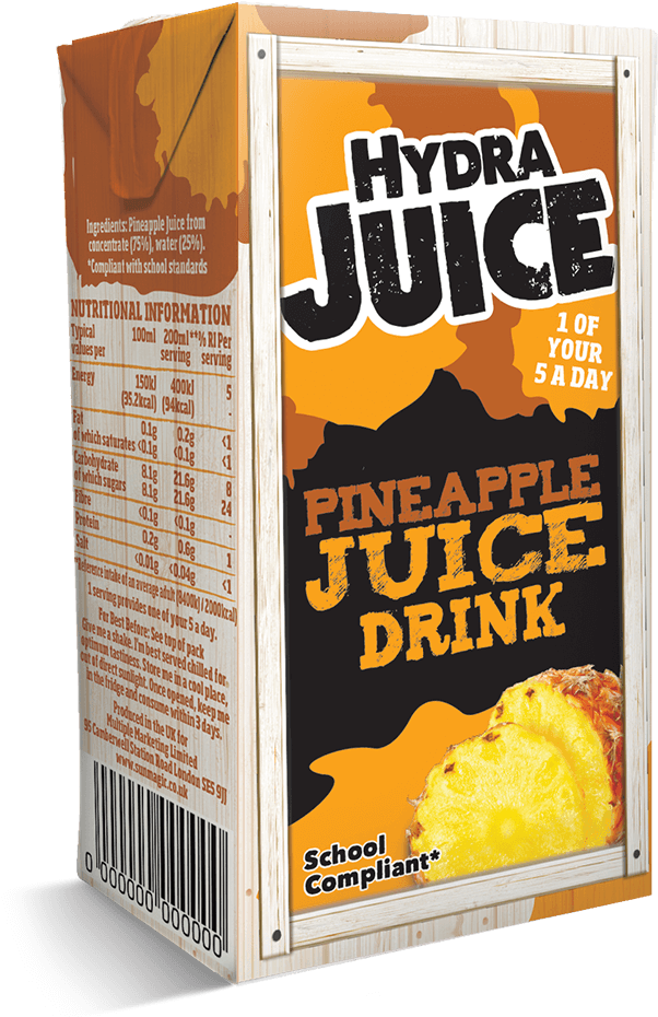 Download Hydra Juice 75% Pineapple Juice Drink 200ml - Corn Flakes ...