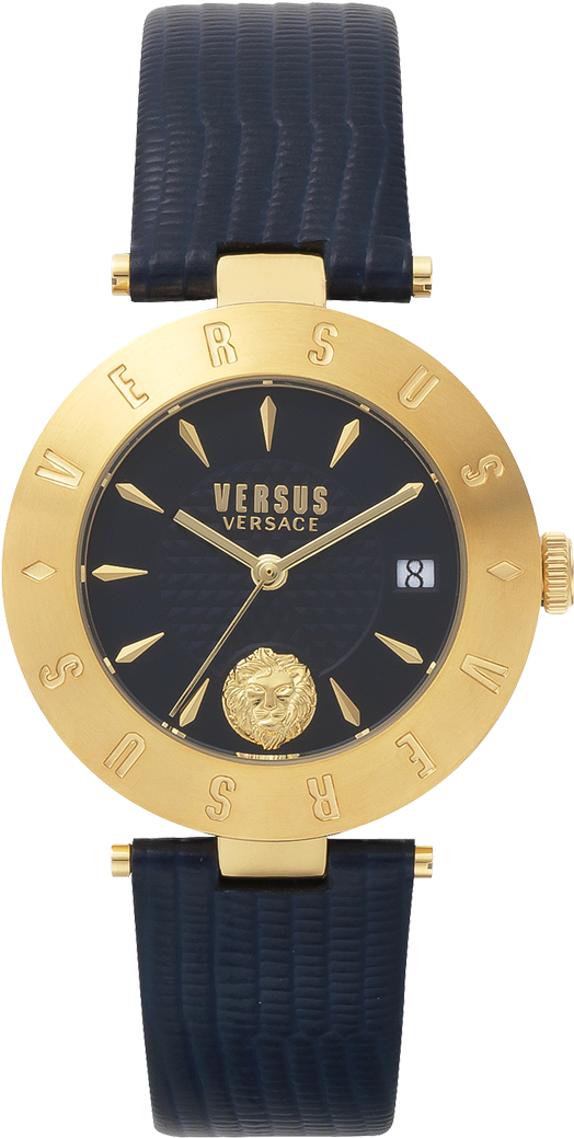 Download Women's Versus By Versace New Logo Leather Strap Watch, - Full ...