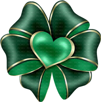Download Kaz Creations Deco Green Heart Love Ribbons Bows - Ribbon ...